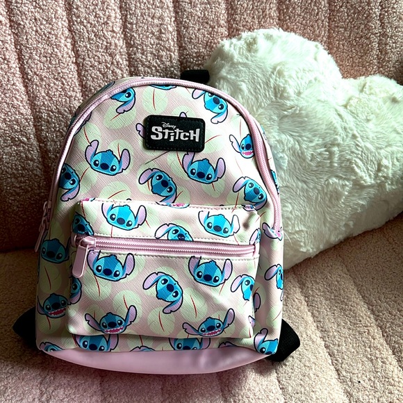 Bioworld | Bags | Stitch Mini Backpack Pink New Nwt | Poshmark